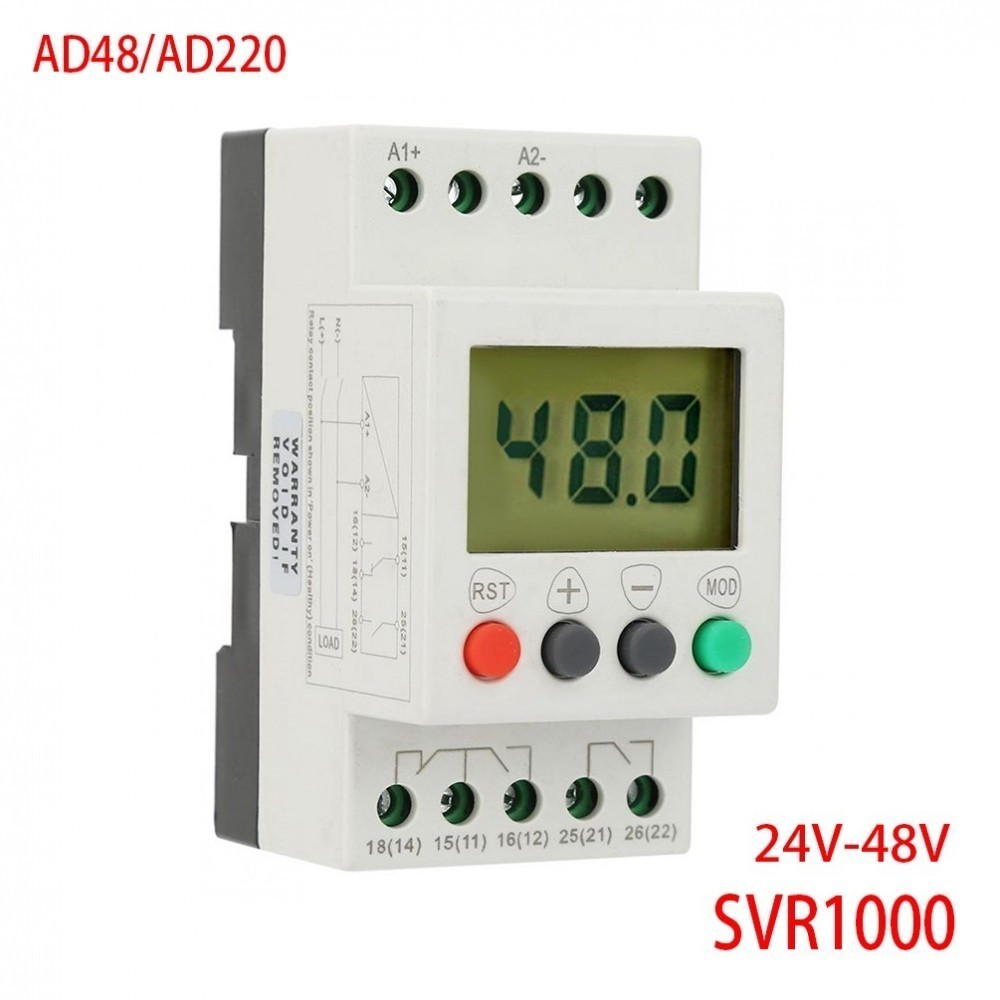 New Arrival~Under-voltage Relay AC/DC 24V-48V AD48 AD220 Overvoltage ...
