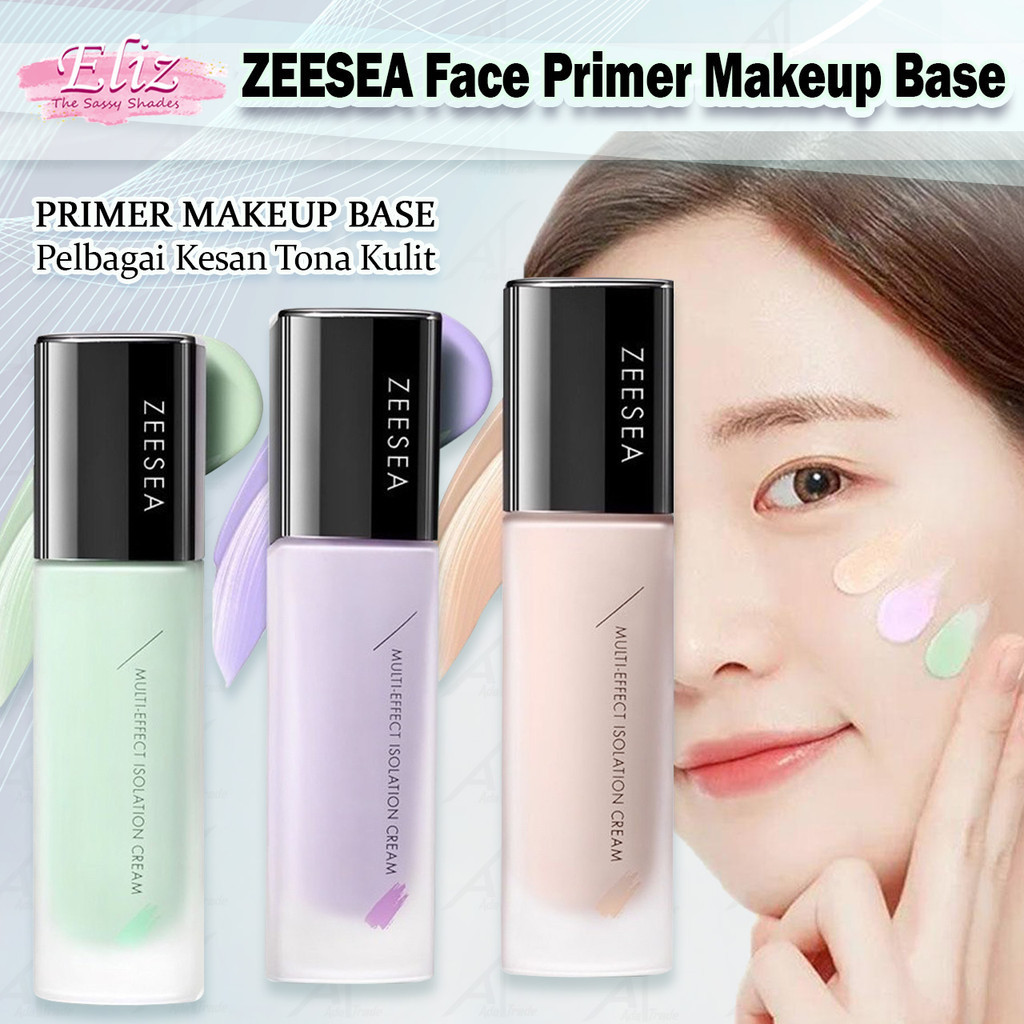 ZEESEA Face Primer Makeup Base Color Corrector Primer 30g 滋色多效修颜隔离霜 素颜霜妆前乳 | Shopee Malaysia