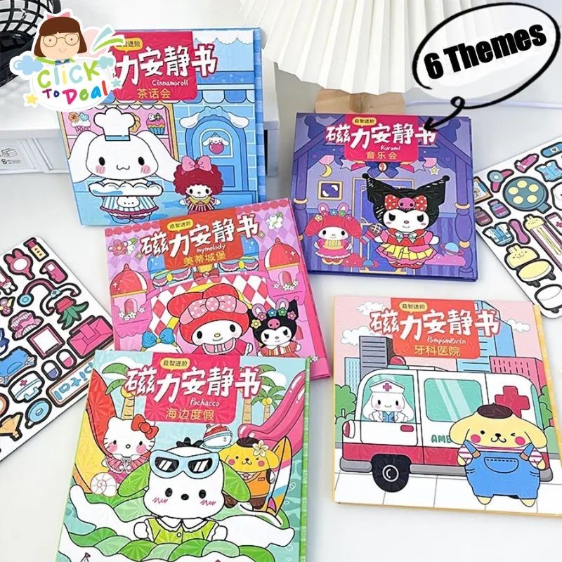 CTD New Sanri0 Magnetic Quiet Book Finished Product Cut-Free Quiet Book ...