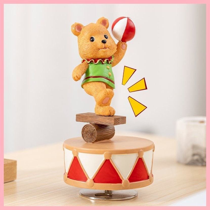 Gift Music Box Bear Music Box Music Box Music Box Rotatable for ...