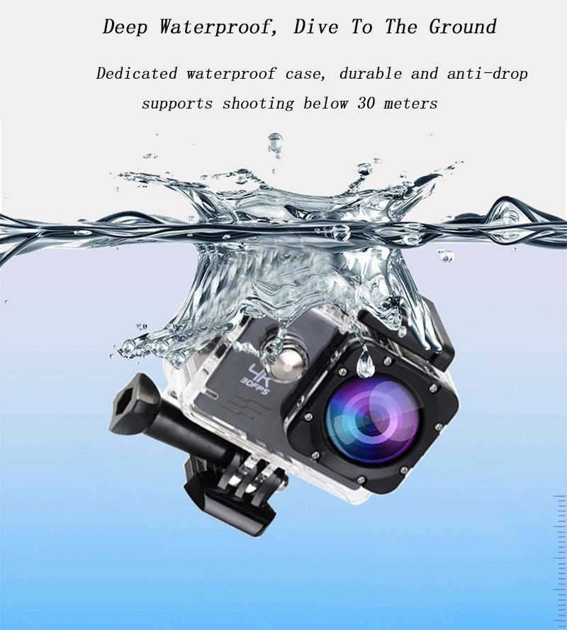 Orig AUSEK Q37CR Waterproof EIS Ultra HD 4K / 60fps Anti-shake HD ...