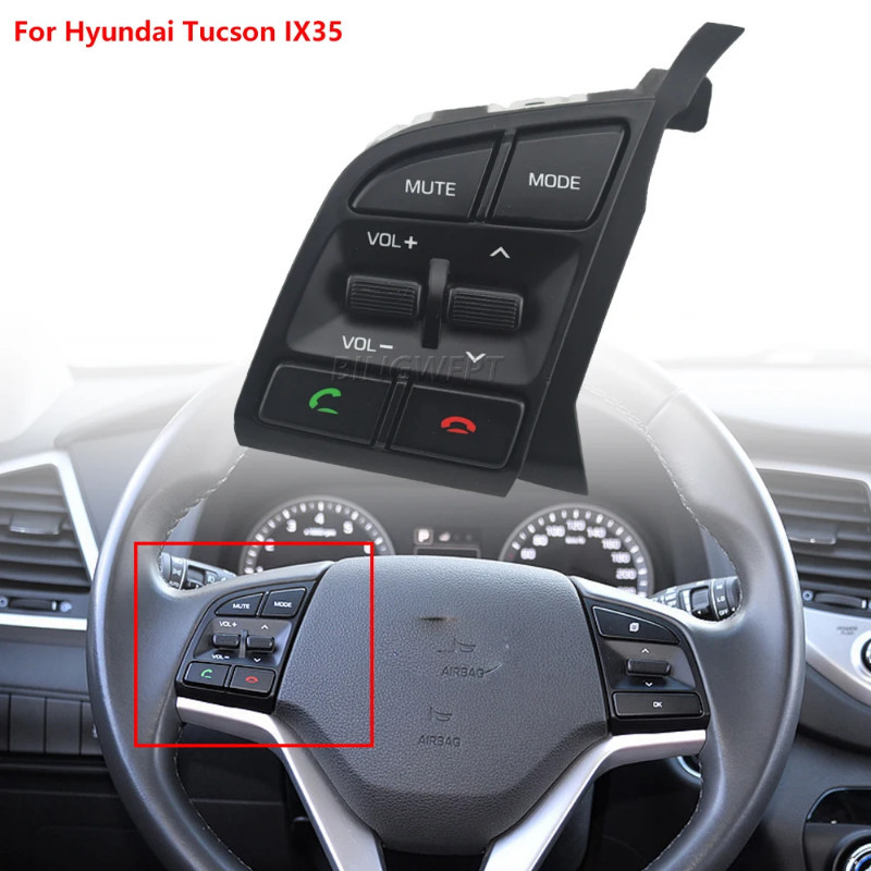 96710D35004X Left Steering Wheel Control Volume AdjustButton Bluetooth ...