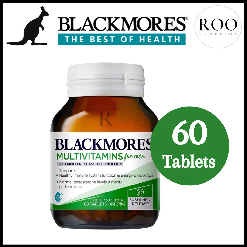 READY STOCK Ship in 24 Hours Blackmores Multivitamin for Men (Mens Performance Multi) 60 Tablets ...
