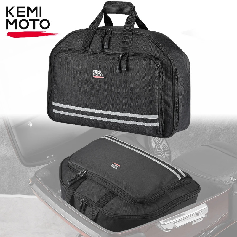 KEMIMOTO Motorcycle Tour Pack Organizer Bags for Touring Road King Road ...