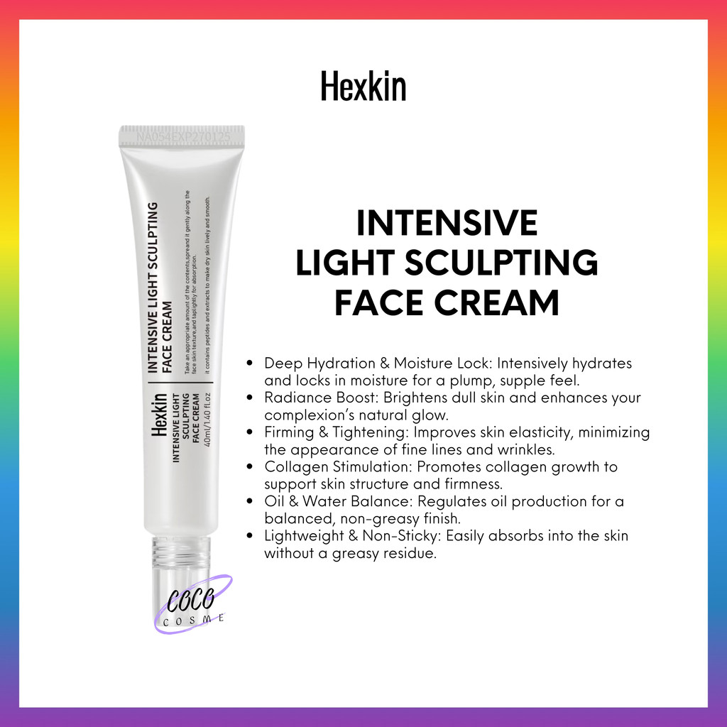 HEXKIN Intensive Light Sculpting Face Cream 40ml | Shopee Malaysia