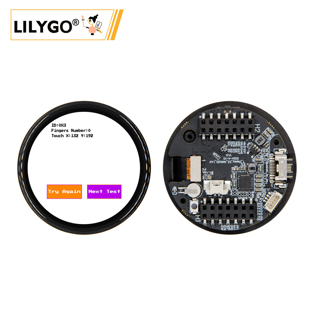 LILYGO® T-Display-S3 ESP32-S3 1.43-inch AMOLED Development Board WiFi Bluetooth Wireless Module ...