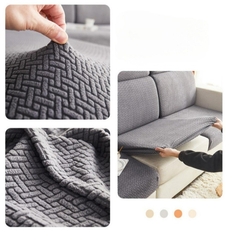 T-shaped Jacquard Sofa Cushion Cover Width 60-90cm L-shaped Cushion ...