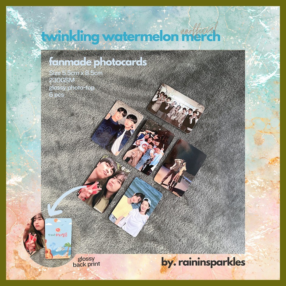 TWINKLING WATERMELON Kdrama Fanmade Merch - Ryeoun, Choi Hyun Wook ...