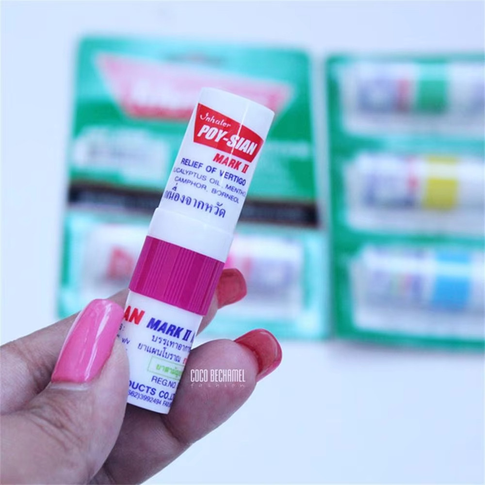 Poy-Sian Mark II Nasal Inhaler (6-Piece Pack) – Stay Refreshed, Relieve ...