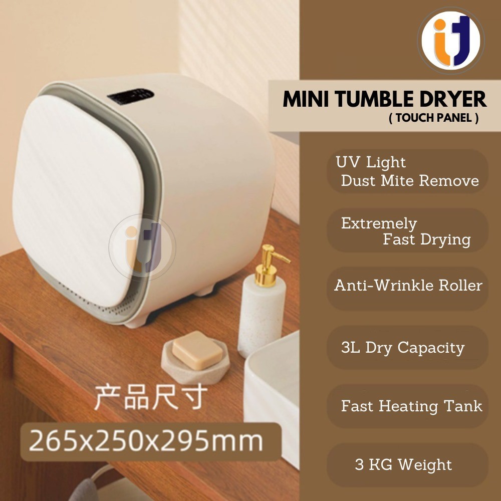 Mini Tumble Dryer Machine | Capacity up to 2-3 Underwears | Fast Dryer ...