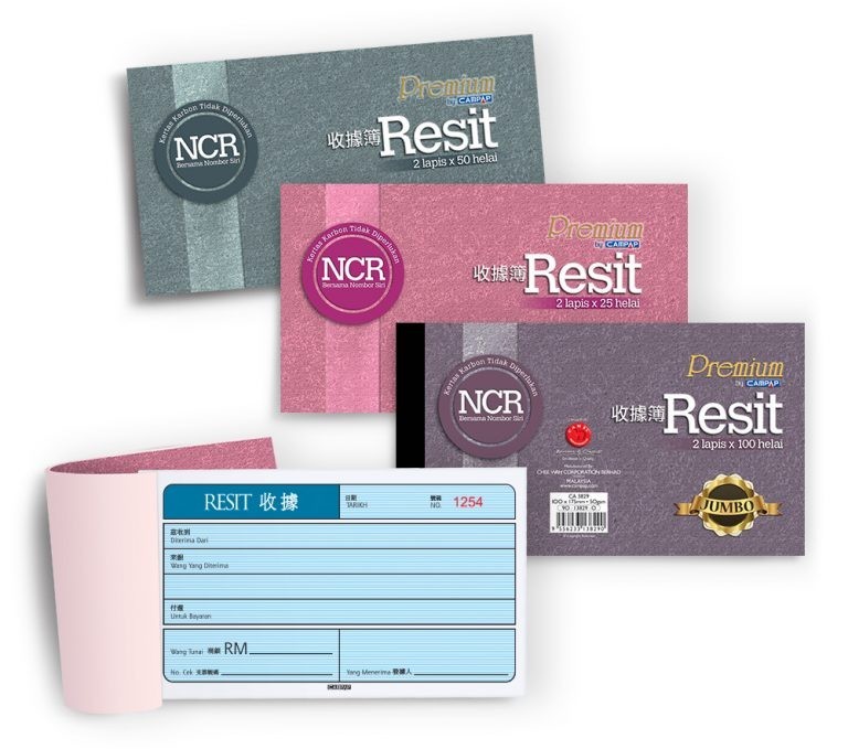 Campap Carbonless NCR Official Receipt 2 ply x 25 sets/ SBS Receipt ...