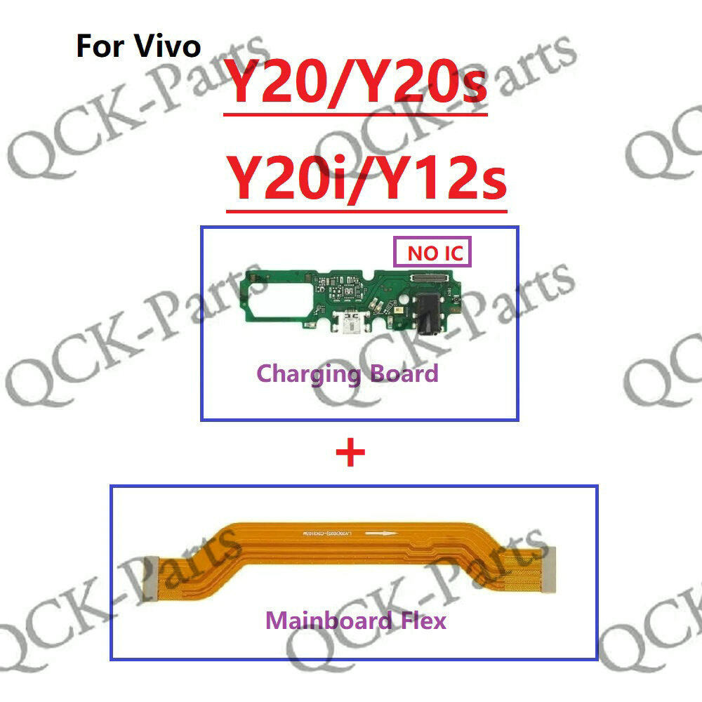 With IC For Vivo Y20 Y20s Micro USB Board Charger Charging Dock Port ...