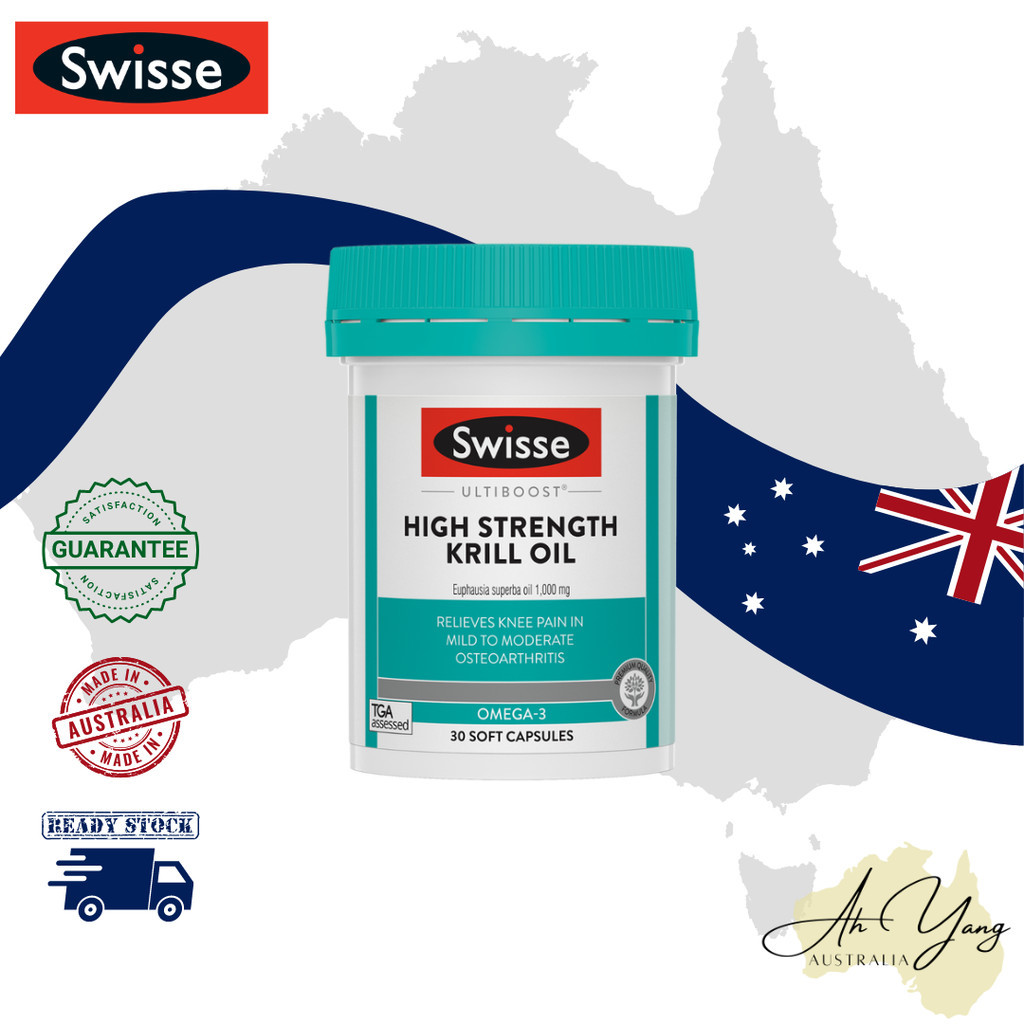 SWISSE High Strength Krill Oil 1000mg (30 capsules) | Shopee Malaysia