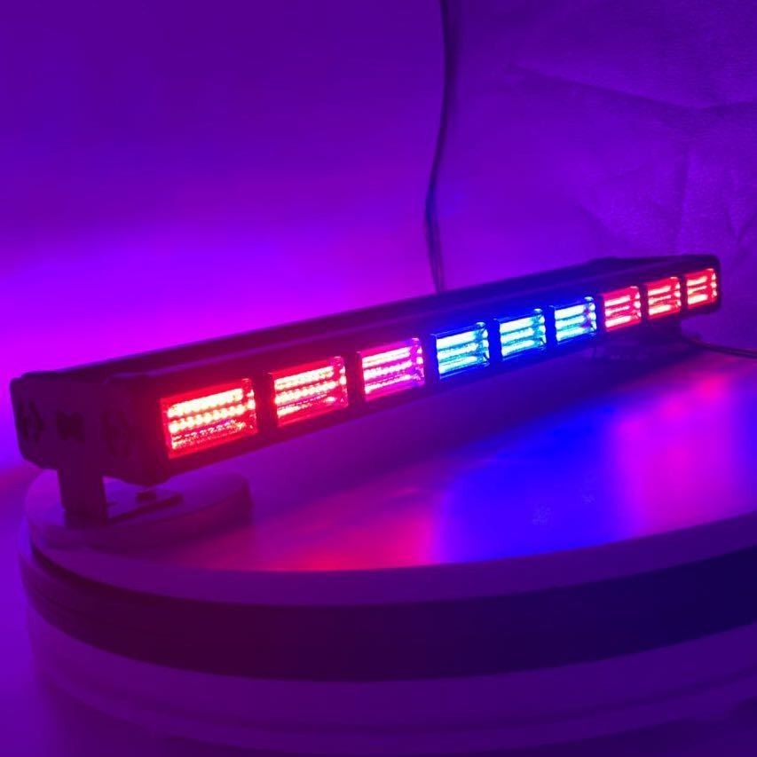 162led Double Row Color-changing Strobe Light 360°Surround Car Lights ...