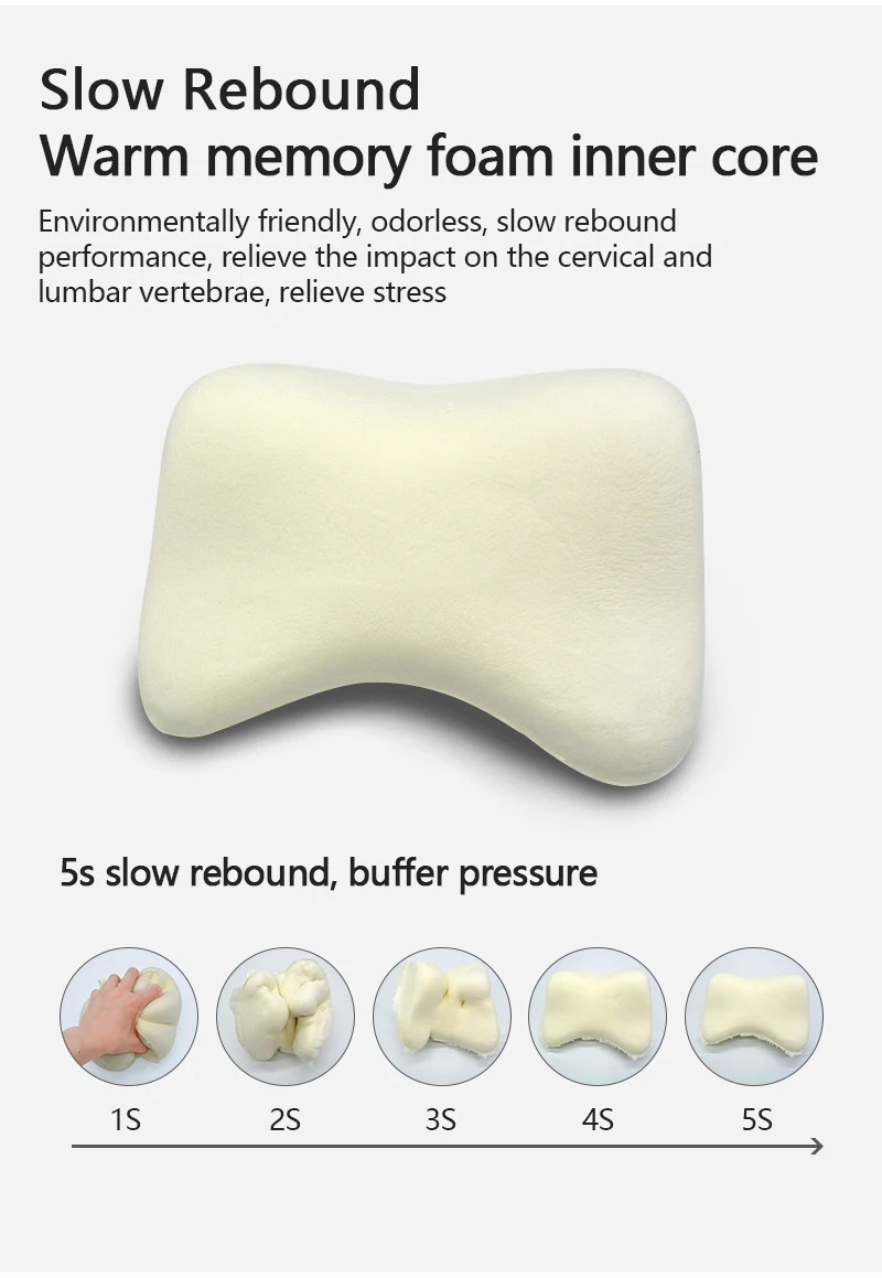 2pcs Toyota Car Neck Headrest Pillow Rest Head Nappa Leather Cushion Lumbar Support For Vios ...