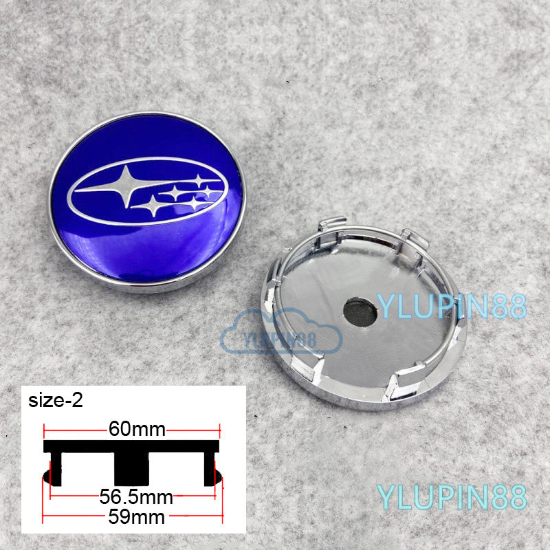 Subaru Car Wheel Center Hub Caps Cover 59mm 60mm Auto Emblem Wheel Rim ...