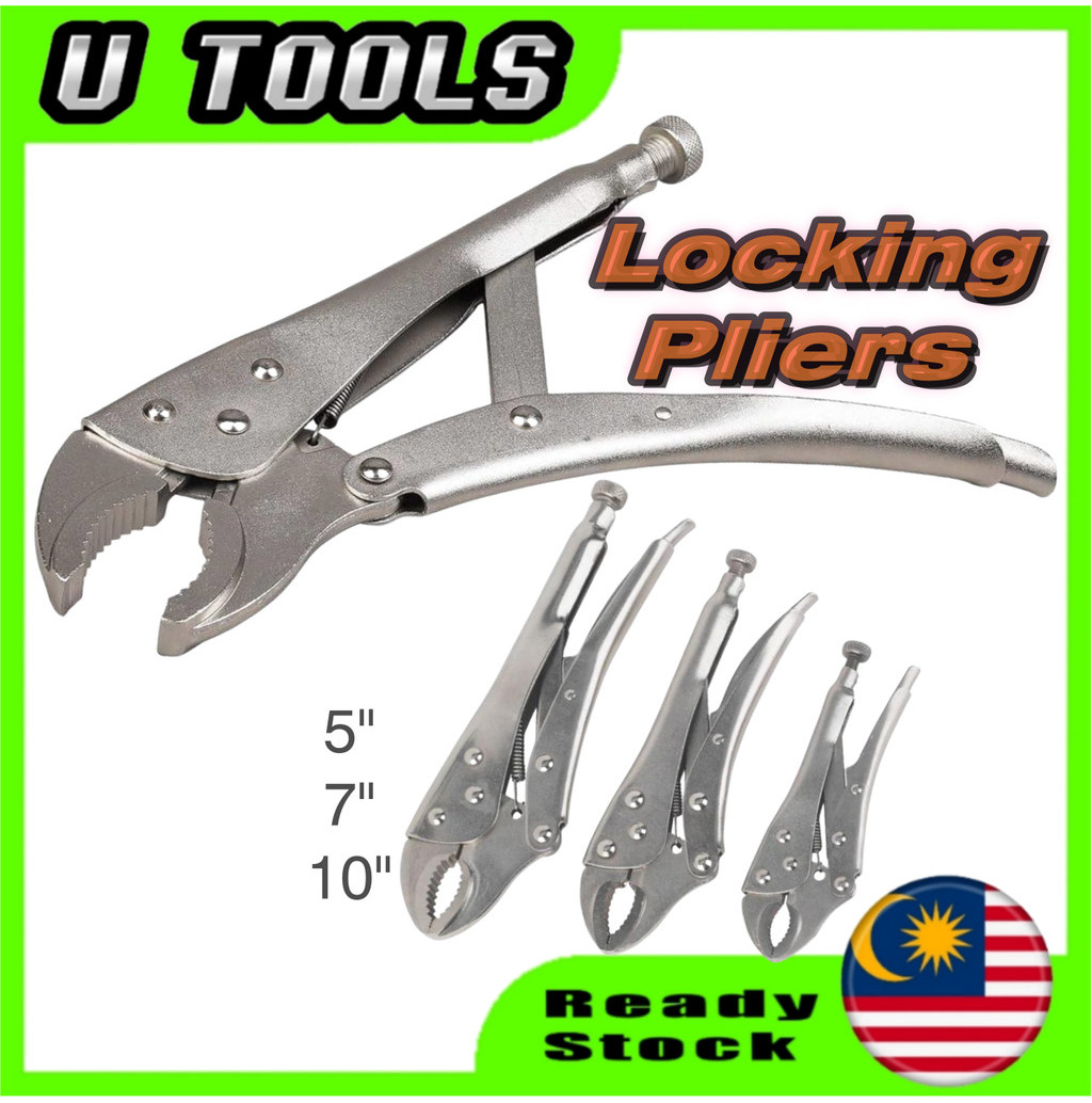 Locking Pliers 5" 7" 10" Locking Pliers Torque Lock Adjustable Jaw ...