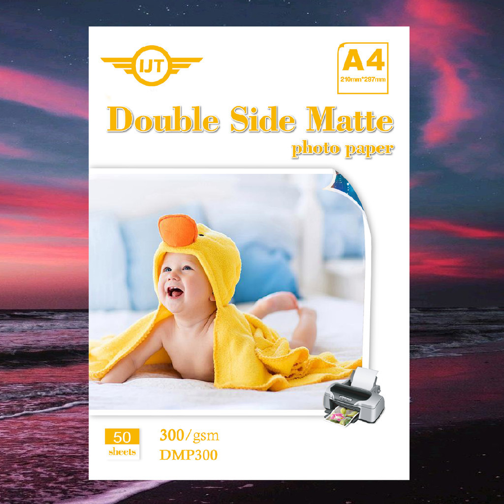 DOUBLE SIDED MATTE IJT DMP250 250g 250gsm / DMP300 300g 300gsm Inkjet ...