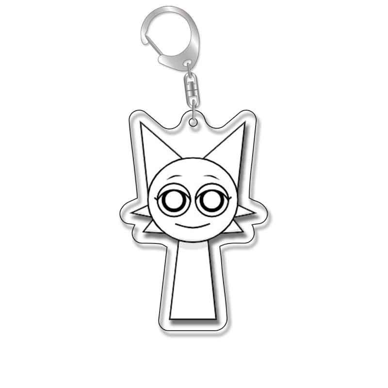 Immediate Delivery Sprunki Keychain: Spunky Acrylic (Flat) Savourite ...