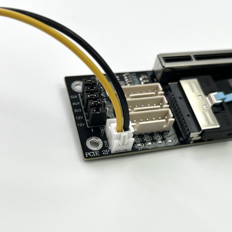 ADT PCIe 4.0 x16 MCIO Graphics Card Split Card Extender Cable GEN4 PCI ...