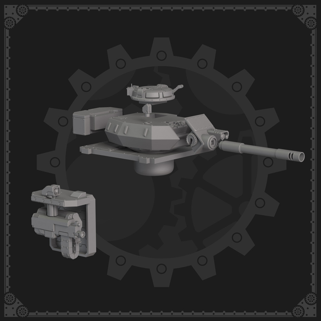 [Warhammer Model] Canned Vehicle Modification Rhino Turret & Side ...