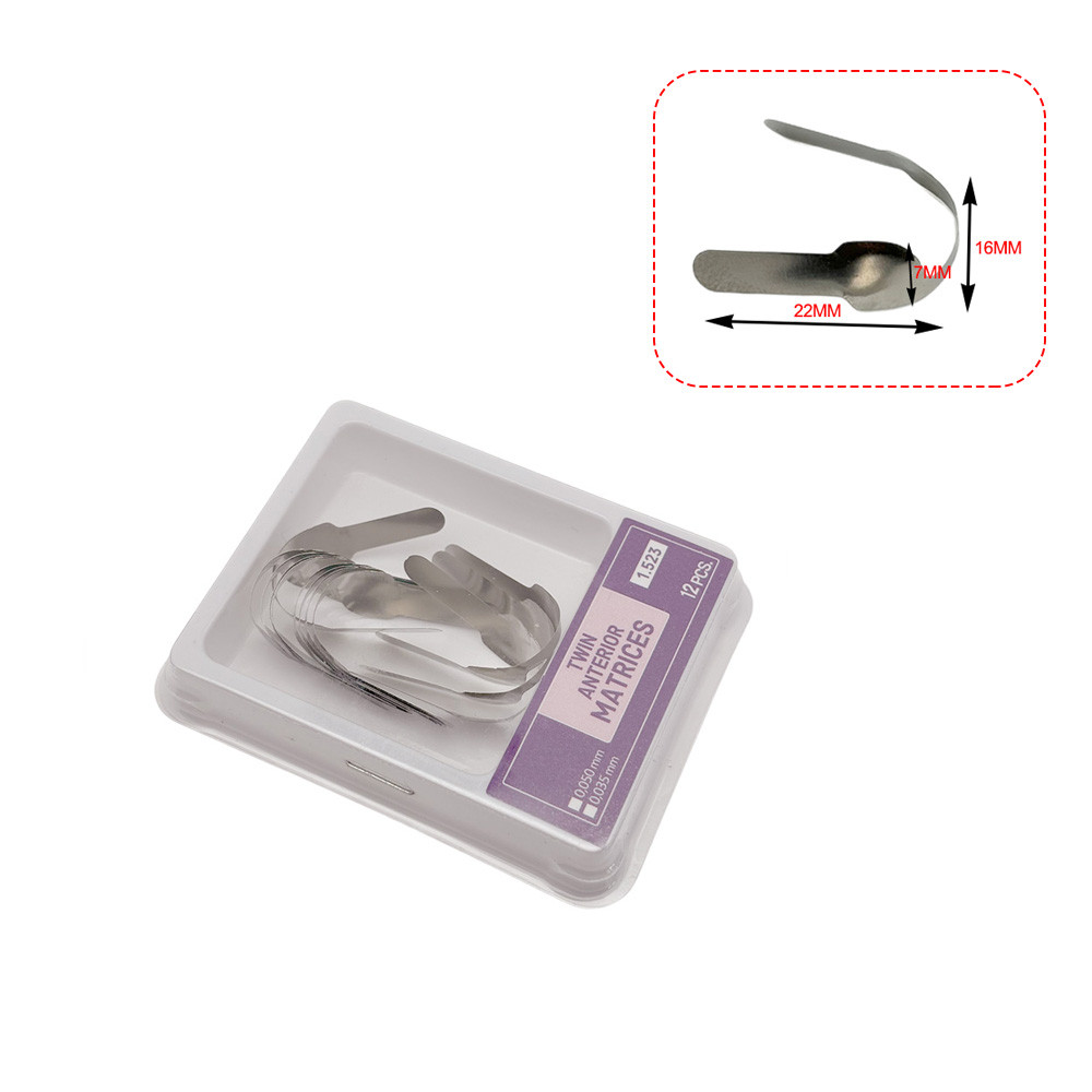 Dental Matrix Bands Twin Anterior Matrices Stainless Steel Proximal ...