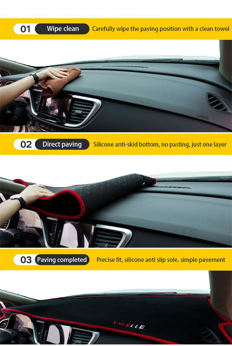 Car Dashboard Dash Mat For Mitsubishi Pajero Shogun Montero V80 V87 V93 ...