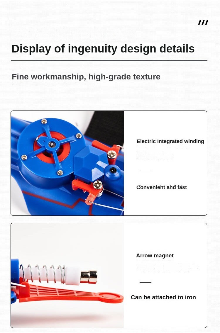 Ship 24H Spiderman Web Shooter Spider-Man Silk Launcher Auto ...