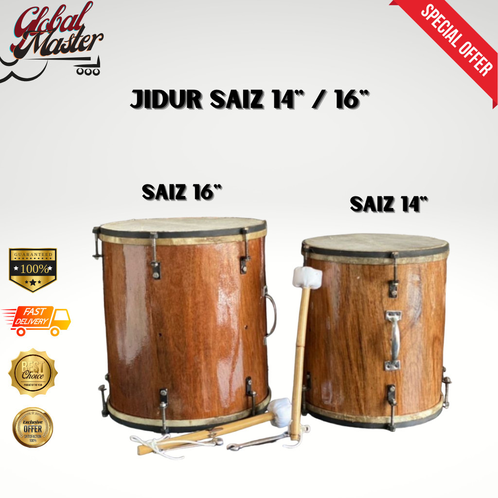 JIDUR SAIZ 14" / 16" KOMPANG KENDURI | Shopee Malaysia