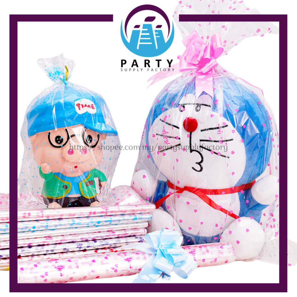 Plastic Bag for Goodies Size S, M L / Plastik Beg untuk Doorgift Size S ...