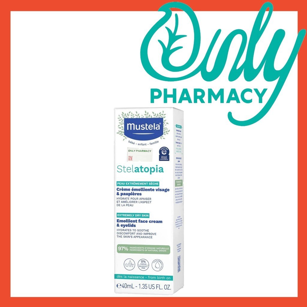 Mustela Stelatopia Face Cream 40ml | Shopee Malaysia