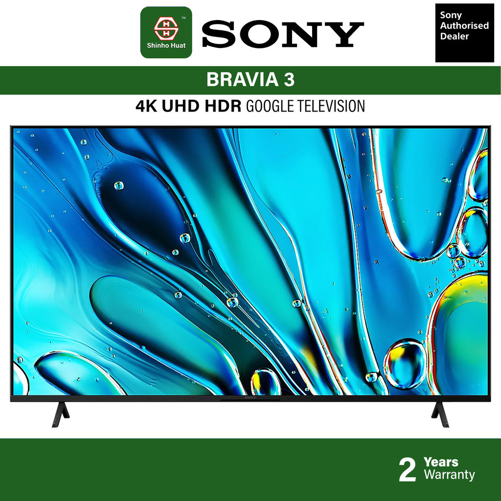 Sony 55 65 Inch Bravia 3 4K HDR Processor X1™ S30 4K UHD HDR Google TV K-55S30 K-65S30 K55s30 ...