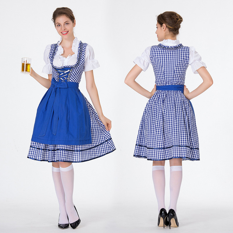 Traditional Sexy Wench Dress German Oktoberfest Costume For Adult Women ...