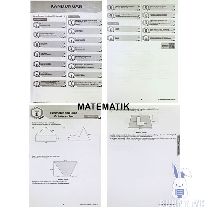 [BUNNY] 2024 Buku Latihan : Modul Intervensi Pembelajaran SPM Terengganu AKRAM - Kertas Model ...