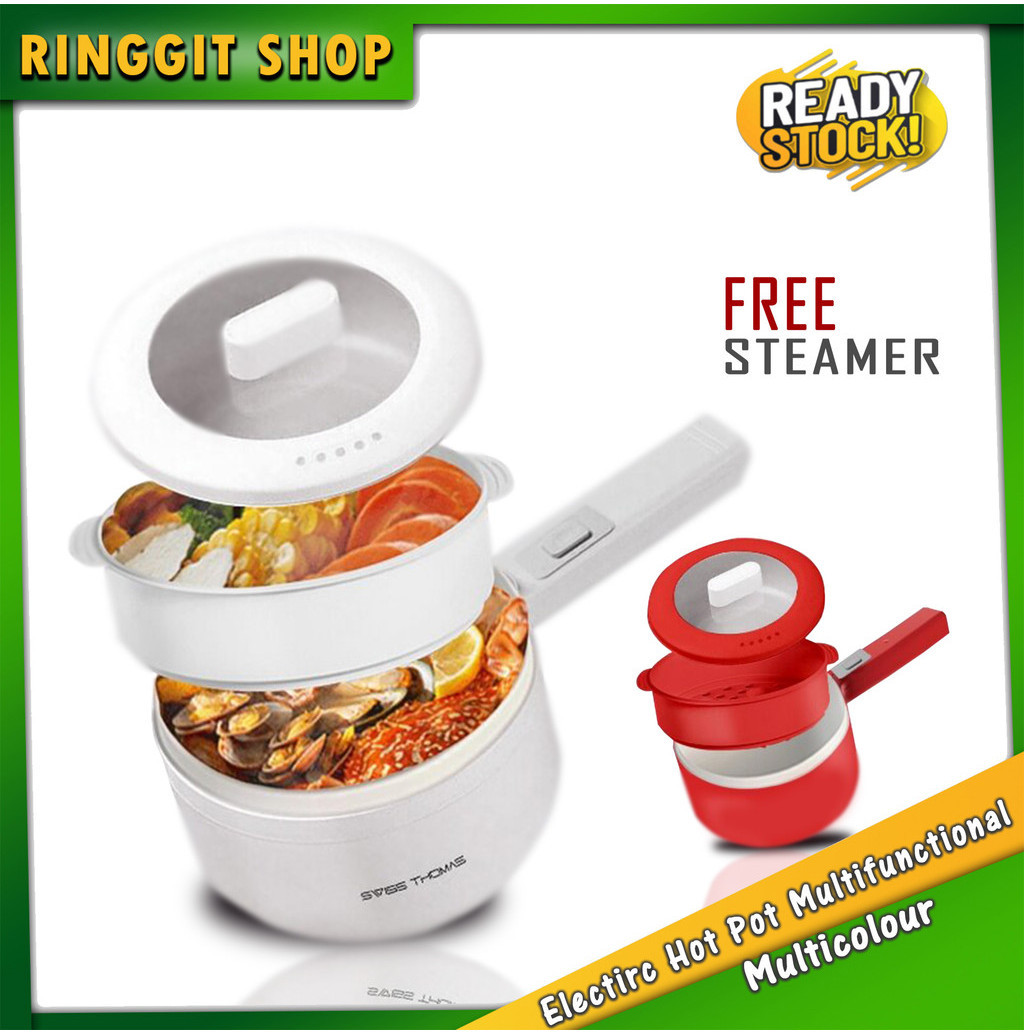 Ringgit 1.8L Multifunction Electric Cooker Periuk Nasi Ceramic Non ...