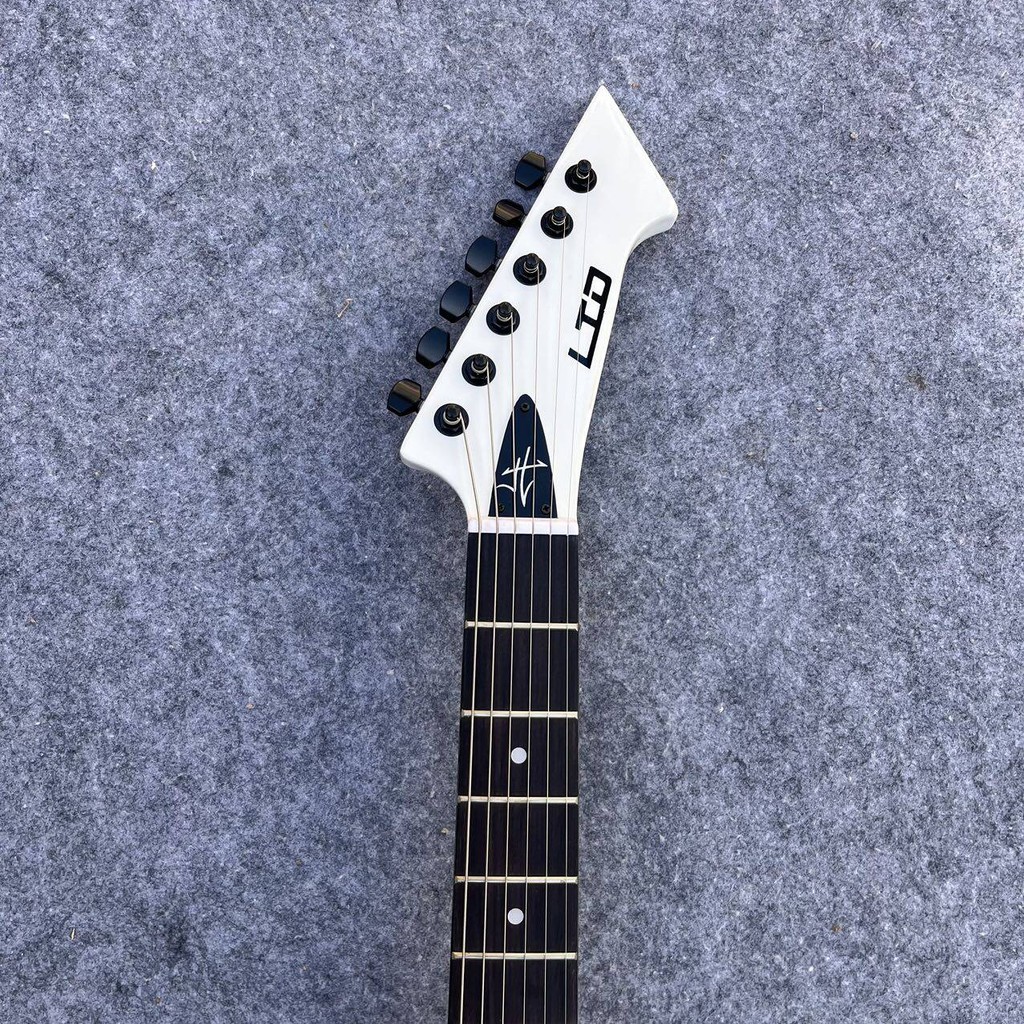 ESP LTD Explorer Electric Guitar EMG Pickups White Professional Guitar ...