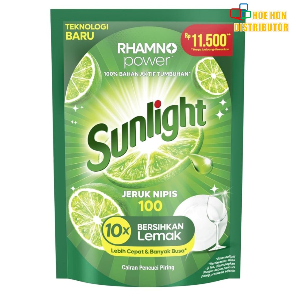 Sunlight Dishwashing Liquid Refill 640g Lime Cecair Pencuci Pinggan ...