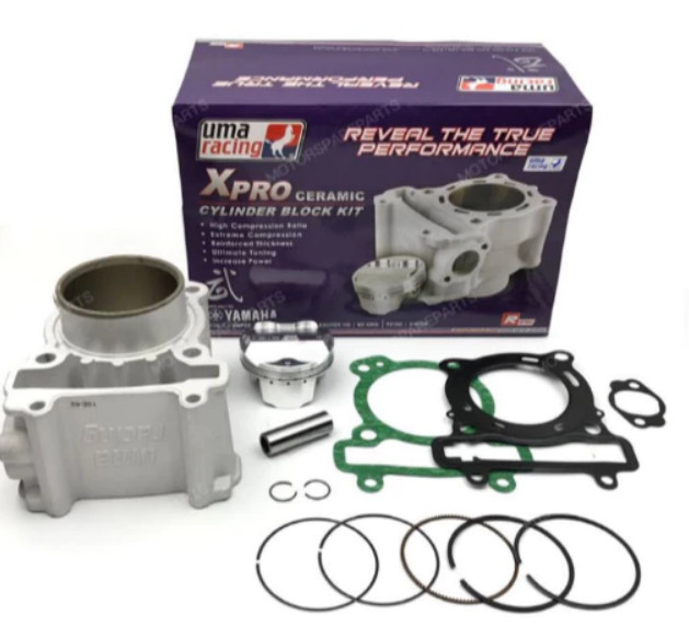 UMA RACING CERAMIC BLOCK + XPRO PISTON [ 63mm ] Y16 / NVX155 / NMAX155 ...
