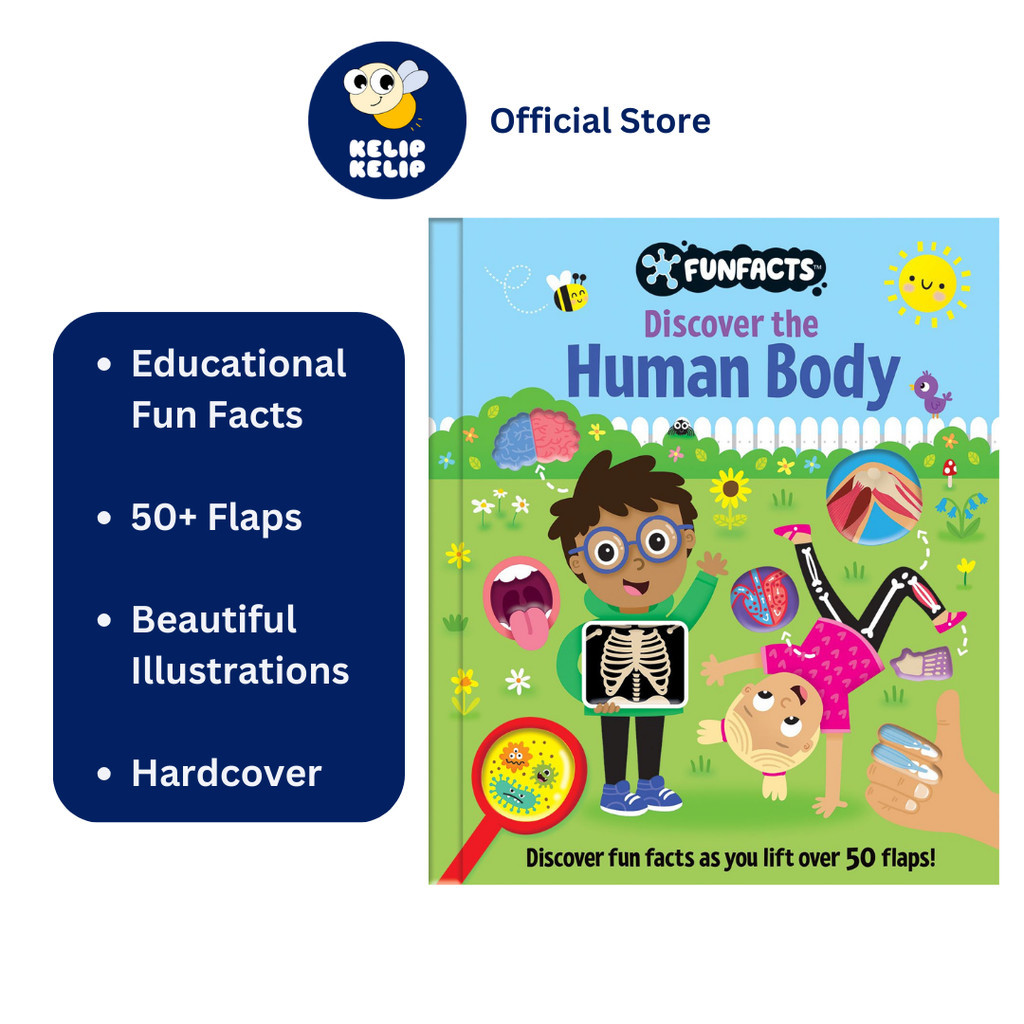 Lift The Flaps Board Book For Kids To Learn About Human Body With 50 ...