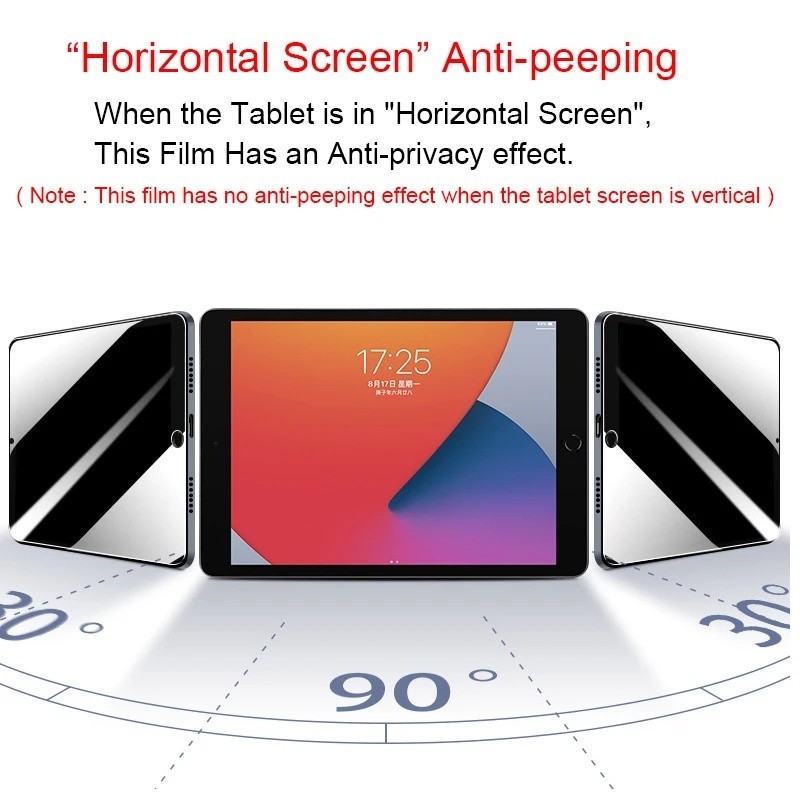 Horizontal Screen Anti-peeping PET Matte Film Privacy Screen Protector ...