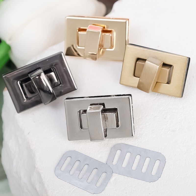 Square Lock Clasps - Detachable Craft Catch Buckles - DIY Closure Lock ...