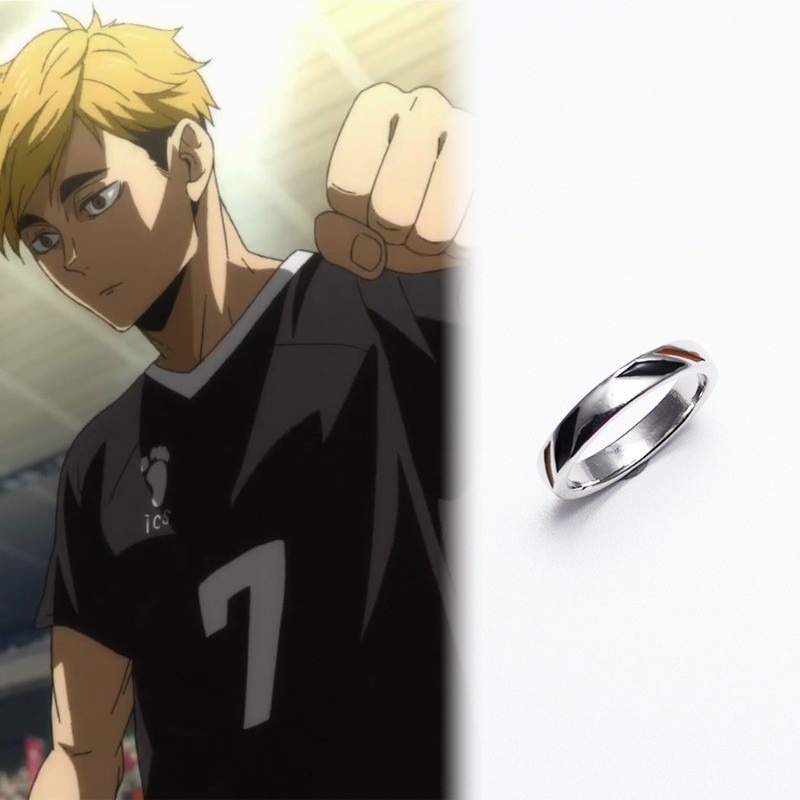 Anime Haikyuu!! Ring Shoyo Hinata Kozume Kenma Karasuno Nekoma High ...