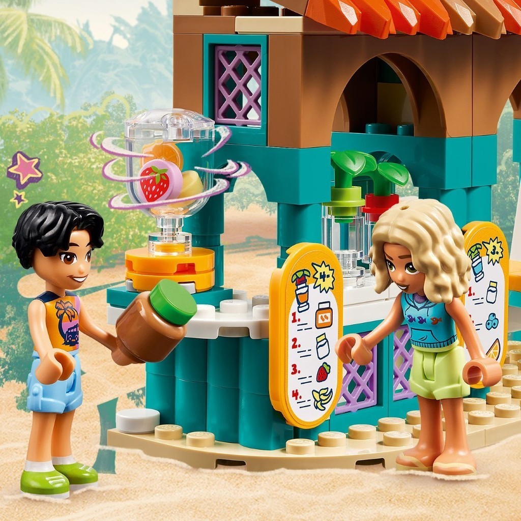LEGO 42625 Friends Beach Smoothie Stand Building Toy Set (213 Pieces ...