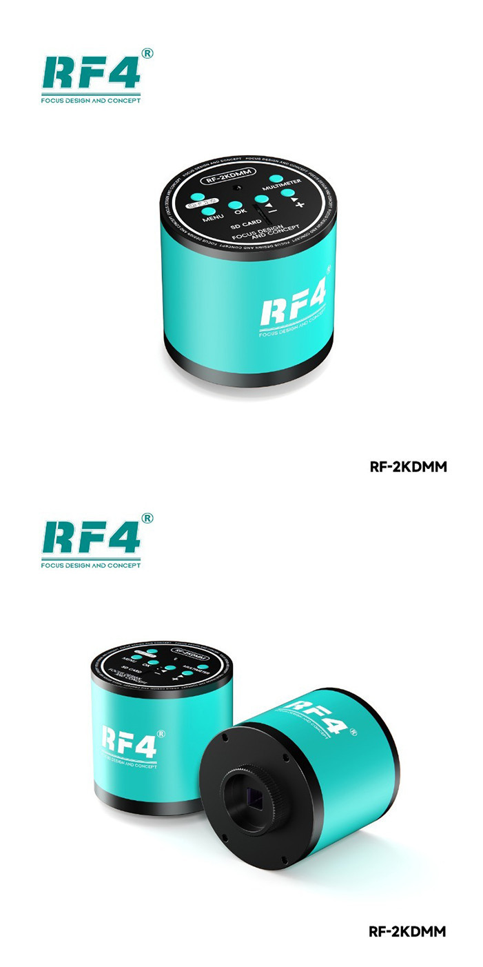 RF4 RF-2KDMM Trinocular Microscope Camera ULTRA HD CCD CMOS HDMI 1080P ...