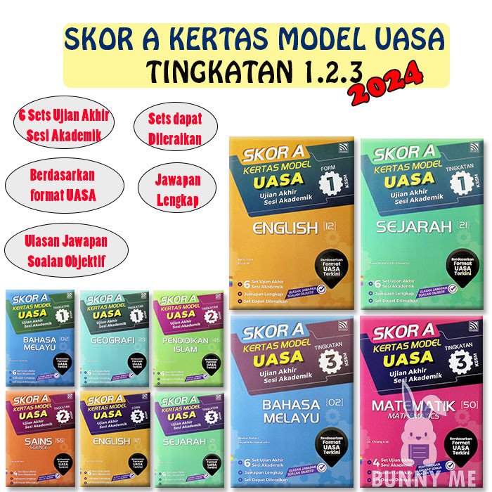[bunny] 2024 Buku Latihan Skor A Kertas Model Uasa Kssm Tingkatan 1