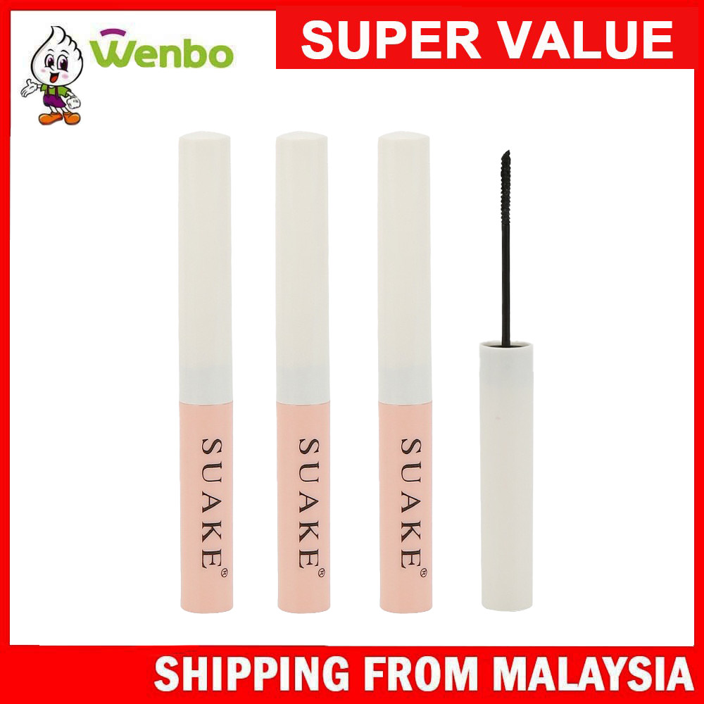 Wenbo Suake Mascara Slim Long Mini Bottom Base Brush Eyelash Curling ...
