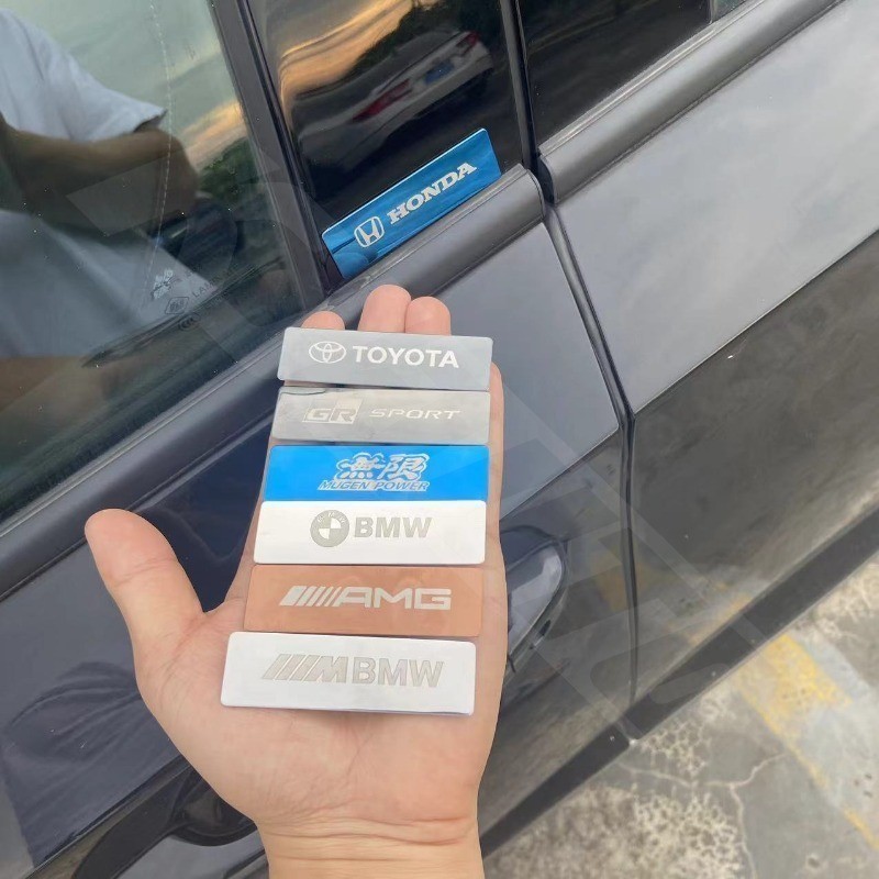 Honda HRV Car Body Fender Side Metal Emblem Sticker Auto Window ...