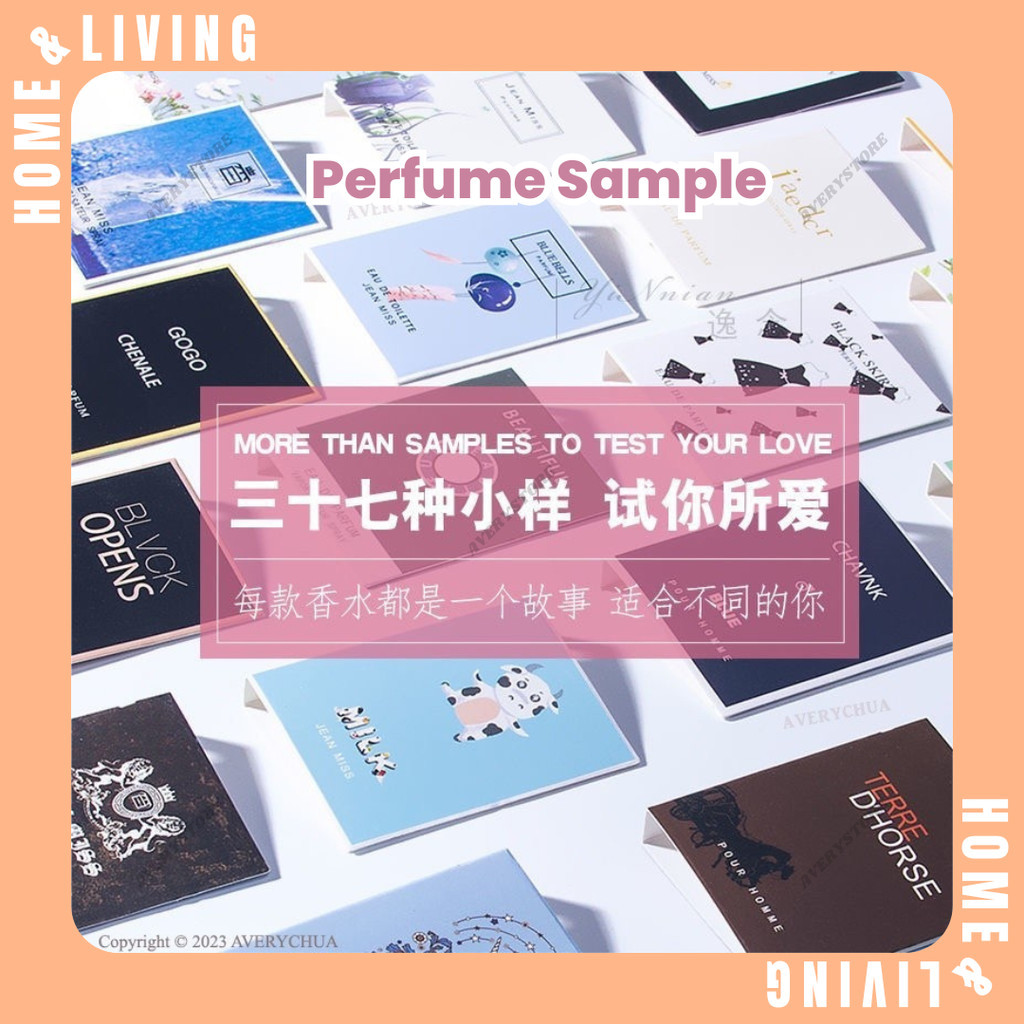 Pek Percubaan Haruman🌸Pocket Perfume Trial Pack Sample 2ml Fragrance ...