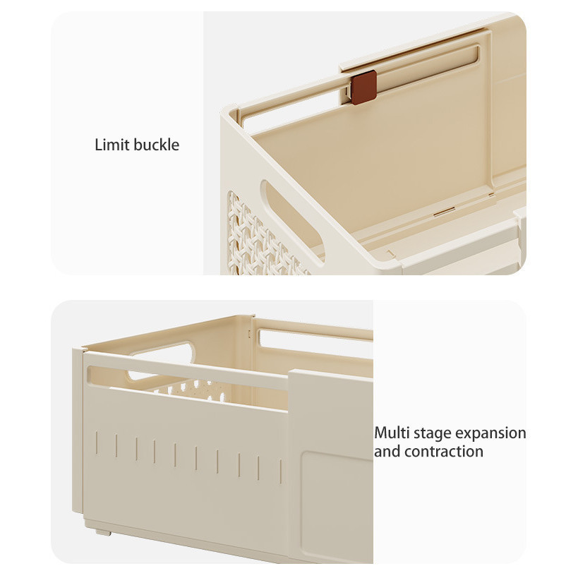 1/2PCS Retractable Drawer Organizer Adjustable Cabinet Storage Box ...