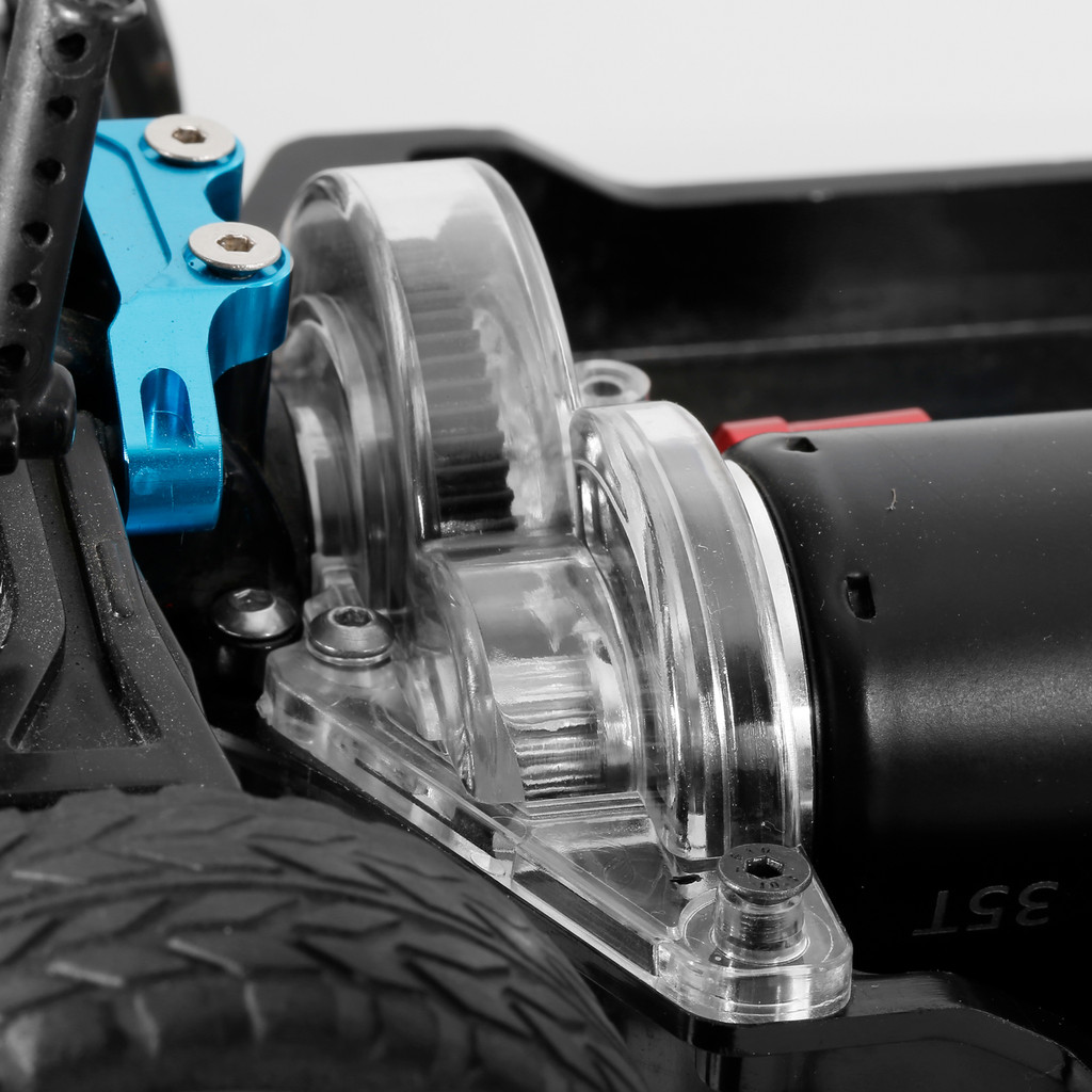Transparent PC Front & Rear Gearbox Cover for Tamiya TT02 1/10 RC Car ...